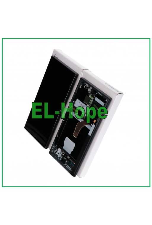 DISPLAY LCD ORIGINALE SAMSUNG GALAXY S22 ULTRA SM-S908 TOUCH GRAPHITE ...