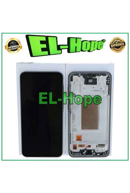 DISPLAY TOUCH LCD ORIGINALE SERVICE SAMSUNG GALAXY A36 5G 2025 SM-A366 NERO